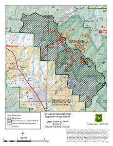 Updated Closure Map for Decker Fire Released | Heart of the Rockies Radio