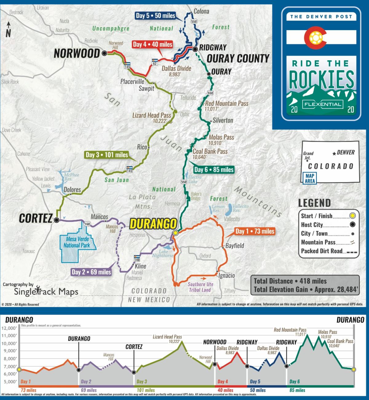 RTR20 Complete Tour Map v4 FINAL | Heart of the Rockies Radio