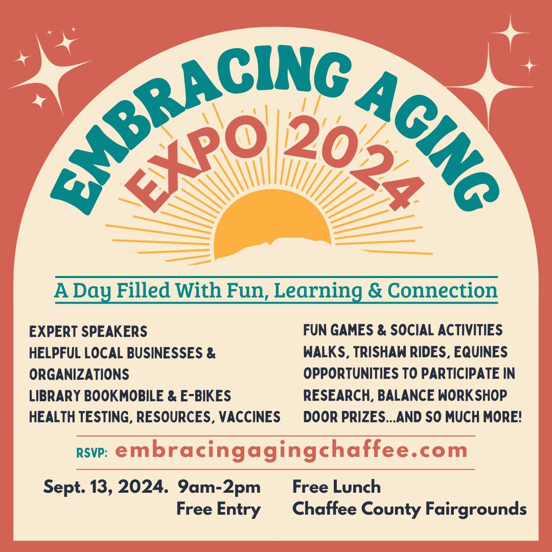 Embracing Aging Expo Set for September 13th at Chaffee County Fairgrounds | Heart of the Rockies ...