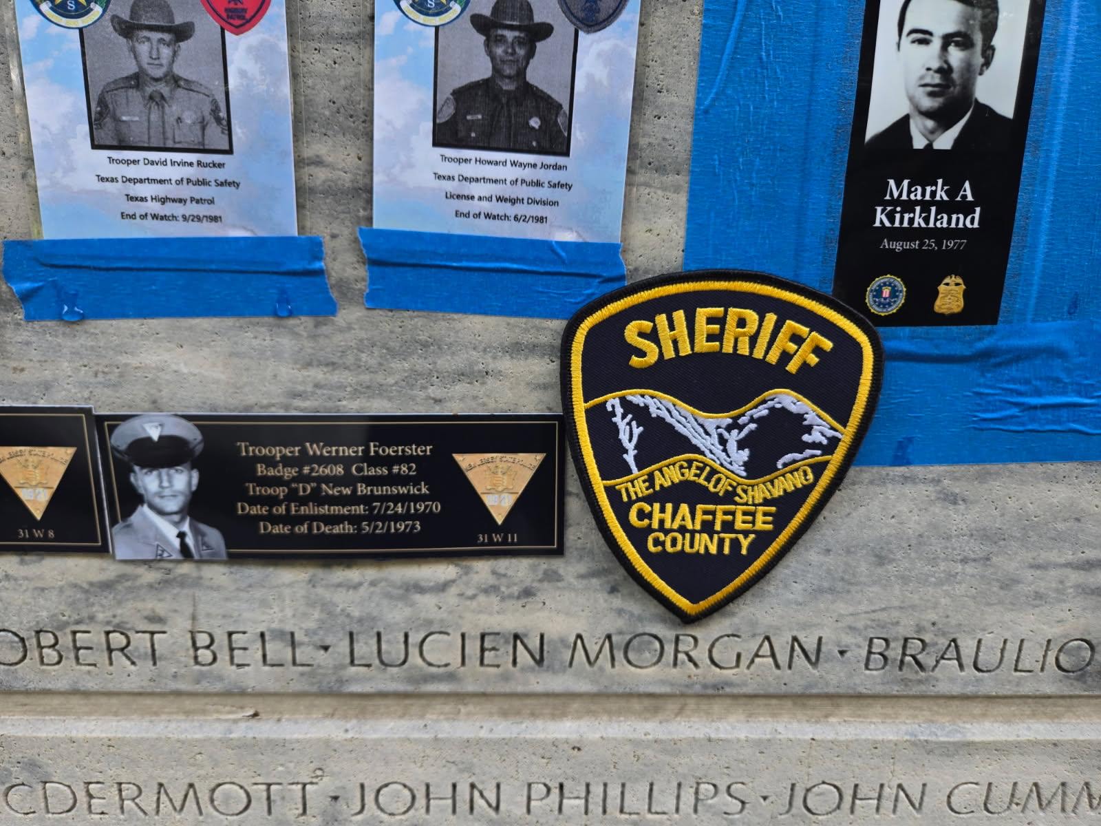 Two Chaffee County Deputies Went to Washington DC to Honor Lucien ...